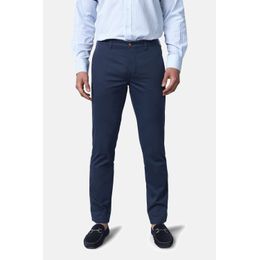 Chinos MEYER "M5 Move 1-6024", Herren, Gr. 32, L&auml;nge 34, marine, 96% Baumwolle, 4% Elasthan, unifarben, regular fit lang, Hosen, mit Stretchbund