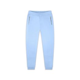 Jogginghose DROPSIZE "Dropsize Herren Super Heavy Blank Jogger", Herren, Gr. L, US-Gr&ouml;&szlig;en, babyblau, 80% Baumwolle, 20% Polyester, unifarben, normal, Hosen Jogginghose