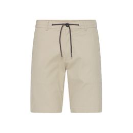 Chinoshorts Kronstadt "Chinoshorts KSVestmill", Herren, Gr. L, N-Gr, beige (wei&szlig; pepper), Obermaterial: 97% Baumwolle CO. 3% Elasthan EL., Hosen Chinoshorts