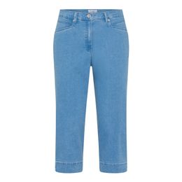 5-Pocket-Jeans RAPHAELA BY Brax "Style CAREN CAPRI", Damen, Gr. 40K (20), Kurzgr&ouml;&szlig;en, blau, Denim/Jeans, 78% Baumwolle, 18% Polyester, 4% Elasthan, Jeans 5-Pocket-Jeans