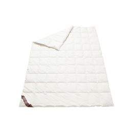 Daunenbettdecke SANNWELL Gr. 1, beige (natur), B:135cm L:200cm, 100% Baumwolle, Bettdecken