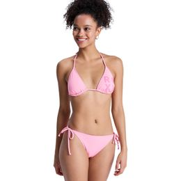Triangel-Bikini Roxy "Solid Essentials TS Set", Damen, Gr. XL, Cup B, plumeria, Obermaterial: 85% Microfaser, 15% Elasthan;, Bikini-Sets Triangel-Bikini
