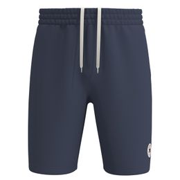 Sweatshorts Converse "CHUCK PATCH SHORT", Herren, Gr. XL, N-Gr, blau (navy), Obermaterial: 80% Baumwolle, 20% Polyester, Hosen Sweatshorts, flexibles Material, sportlicher Stil