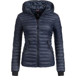 Steppjacke Navahoo "&Uuml;bergangsjacke Kimuk", Damen, Gr. XL, blau (navy), Obermaterial: 100% Nylon NY. Obermaterial: Futter: 100% Polyester PES. 100% Polyester PES., Jacken Steppjacke