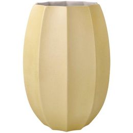 Tischvase Kaiser Porzellan "Concave", beige (champagnerfarben), H:22,5cm &Oslash;:15,5cm, Biskuitporzellan, Vasen, Tischvase, Vase aus Biskuit-Porzellan, im zeitlosen Design, H&ouml;he ca. 22,5 cm
