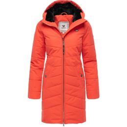 Wintermantel Ragwear "Wintermantel Noita YOUMODO", Damen, Gr. S, rot, Obermaterial: 100% Polyester PES. Obermaterial: Futter: 100% Polyester PES. 100% Polyester PES., M&auml;ntel Wintermantel