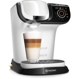 TASSIMO Kapselmaschine "My Way 2 TAS6502", schwarz-wei&szlig; (wei&szlig;, schwarz), B:23cm H:29cm T:32,5cm, Kaffeemaschinen, mit Wasserfilter BRITA MAXTRA, Personalisierung, &uuml;ber 70 Getr&auml;nke, Kapselmaschine