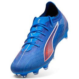 Fu&szlig;ballschuh Puma "ULTRA 6 PRO FG/AG", Gr. 46, ultra blau, Puma wei&szlig;, glowing rot, Synthetik, Schuhe Fu&szlig;ballschuh, f&uuml;r Rasen- und Kunstrasenpl&auml;tze