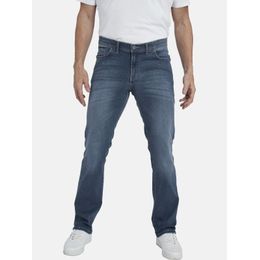 5-Pocket-Jeans Jan Vanderstorm "Tiefbundjeans PEEKE", Herren, Gr. 36, N-Gr, blau, Obermaterial: 98% Baumwolle CO. 2% Elasthan EL., Hosen 5-Pocket-Jeans