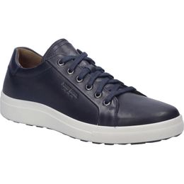 Sneaker Josef Seibel "Maddox 05, dunkelblau", Herren, Gr. 44, blau (dunkelblau), Obermaterial: 100% Rindsleder Leather cow., Schuhe Sneaker