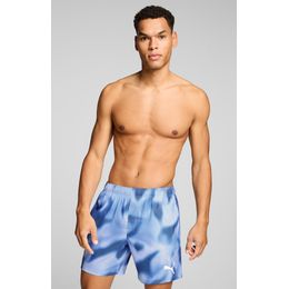 Badeshorts Puma, Gr. S, N-Gr, blau combo, Web, Obermaterial: 100% Polyester, Badehosen Badeshorts, mit seitlichen Taschen