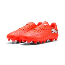 Fu&szlig;ballschuh Puma "FUTURE 9 PLAY FG/AG", Gr. 40, glowing rot, Puma wei&szlig;, Puma schwarz, Puma silber, Synthetik, Schuhe Fu&szlig;ballschuh