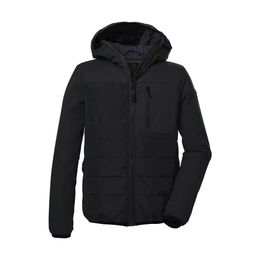G.I.G.A. by Killtec Funktionsjacke "GW 37 MN JCKT", Herren, Gr. XXL, schwarz, Oberstoff 1: 100% Polyester/ Oberstoff 2: 100% Polyester, Futter: 100% Polyester, Wattierung: 100% Polyester, G.I.G.A. DX BY KILLTEC, Jacken Funktionsjacke, Wasserabweisende, atmungsaktive Herrenjacke mit Kapuze und Zippern