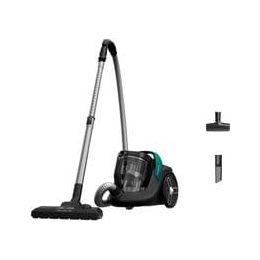 Rowenta Green Force Cyclonic Max RO7B12, Bodenstaubsauger schwarz/t&uuml;rkis