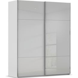 Schwebet&uuml;renschrank Rauch "Kleiderschrank Schrank Garderobe Schlafzimmerschrank CONTIDO", grau (seidengrau, glas seidengrau), B:181cm H:223cm T:68cm, Holzwerkstoff, Schr&auml;nke, Schwebet&uuml;renschrank, aus hochwertigem Material in 6 Breiten 2 Griff-Farben MADE IN GERMANY