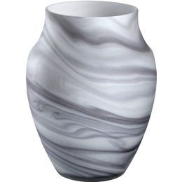 Tischvase Leonardo "Dekovase POESIA, in Marmoroptik", bunt, H:22,5cm &Oslash;:17,4cm, Glas, Vasen, Tischvase, aus Glas, handgefertigt, H&ouml;he ca. 22,5 cm