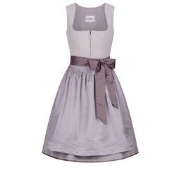 N&uuml;bler Dirndl N&Uuml;BLER "Dirndl mini Geelke", Damen, Gr. 48, EURO, lila, Obermaterial: 100% Polyester PES., Kleider Dirndl