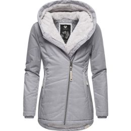 Winterjacke Ragwear "Winterjacke Gordon", Damen, Gr. M, grau (ash grau22), Obermaterial: 100% Polyester PES. Obermaterial: Futter: 100% Polyester PES. 100% Polyester PES., Jacken Winterjacke