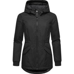 Winterjacke Ragwear "Winterjacke Dowey Warm", Damen, Gr. 4XL, schwarz, Obermaterial: 100% Polyester PES. Obermaterial: Futter: 100% Polyester PES. 100% Polyester PES., Jacken Winterjacke