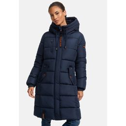 Winterjacke Marikoo "Marikoo Yuikoo Damen Winterjacke B941", Damen, Gr. 3XL, blau (navy), Obermaterial: 100% Polyester PES., Jacken Winterjacke