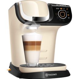 TASSIMO Kapselmaschine "My Way 2 TAS6502", beige (hellbeige), B:23cm H:29cm T:32,5cm, Kaffeemaschinen, mit Wasserfilter BRITA MAXTRA, Personalisierung, &uuml;ber 70 Getr&auml;nke, Kapselmaschine