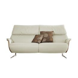 himolla Ledersofa creme Ma&szlig;e (cm): B: 217 H: 106 T: 92.0 Sofas > Sofas nach Material > Ledersofas &raquo; Sofa DE