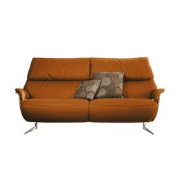 himolla Ledersofa orange Ma&szlig;e (cm): B: 217 H: 106 T: 92.0 Sofas > Sofas nach Material > Ledersofas &raquo; Sofa DE