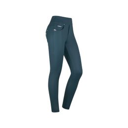 Leggings Freddy "NOW SKINNY YOGA", Damen, Gr. XS (34), N-Gr, blau (schwarz sea), Obermaterial: 72% Polyester, 15% Polyurethan, 13% Elasthan, leicht gl&auml;nzend, unifarben, figurbetont, Hosen Leggings, mit Lifting & Shaping Effekt
