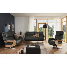 himolla Ledersofa grau Ma&szlig;e (cm): B: 187 H: 106 T: 92.0 Sofas > Sofas nach Material > Ledersofas &raquo; Sofa DE