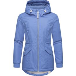 Winterjacke Ragwear "Winterjacke Dowey Warm", Damen, Gr. XS, blau, Obermaterial: 100% Polyester PES. Obermaterial: Futter: 100% Polyester PES. 100% Polyester PES., Jacken Winterjacke
