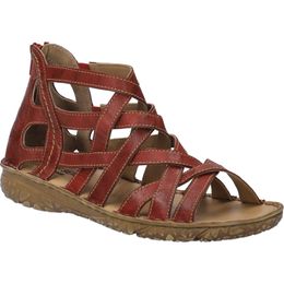 Sandale Josef Seibel "Ivy 06, rot", Damen, Gr. 41, rot, Obermaterial: 100% Rindsleder Leather cow., Schuhe Sandale