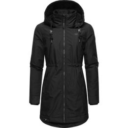 Wintermantel Ragwear "Winterjacke Dakkota", Damen, Gr. M, schwarz, Obermaterial: 100% Polyester PES. Obermaterial: Futter: 100% Polyester PES. 100% Polyester PES., M&auml;ntel Wintermantel