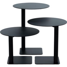 Beistelltisch SPINDER DESIGN "SUNNY 50", schwarz (schwarz, schwarz, schwarz, schwarz, schwarz, schwarz), B/H/T: 40cm x 50cm x 40cm, Tische, Beistelltisch, Beistelltisch aus Stahl