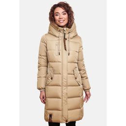 Winterjacke Marikoo "Marikoo Yuikoo Damen Winterjacke B941", Damen, Gr. XXL, beige, Obermaterial: 100% Polyester PES., Jacken Winterjacke