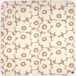 Tagesdecke Marimekko "UNIKKO", beige, B:260cm L:260cm, Baumwolle, Tagesdecken, Tagesdecke, passend zum Kissenbezug und Bettbezug UNIKKO
