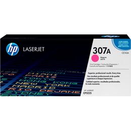 HP Tonerkartusche "HP orignal Toner 307A Farben: B/Y/M/C", pink (magenta), Tonerpatronen, Tonerkartusche