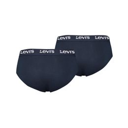 Levi's Slip LEVI'S "LEVIS MEN REPEAT LOGO BRIEF", Herren, Gr. L, schwarz, Obermaterial: 95% Baumwolle, 5% Elasthan, k&ouml;rpernah, Unterhosen Slip, mit Logobund, Cotton-Mix, ohne Eingriff