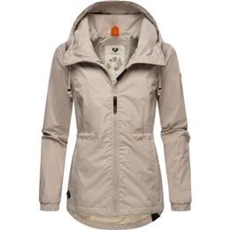 Outdoorjacke Ragwear "&Uuml;bergangsjacke Danka", Damen, Gr. 4XL, beige (bone24), Obermaterial: 100% Polyester PES. Obermaterial: Futter: 100% Polyester PES., Jacken Outdoorjacke