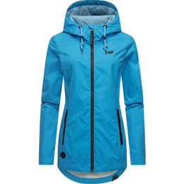 Outdoorjacke Ragwear "&Uuml;bergangsjacke Zuzka", Damen, Gr. XS, blau (sky blau024), Obermaterial: 100% Polyester PES. Obermaterial: Futter: 100% Polyester PES., Jacken Outdoorjacke