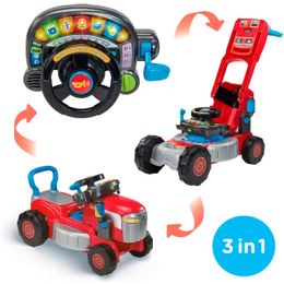 Lernspielzeug Vtech "Babys 3-in-1 Traktor & Rasenm&auml;her", bunt, Lernspielzeug, BabyB:56,4cm H:34,6cm, Kunststoff, Lernspielzeug, B:56,4cm H:34,6cm