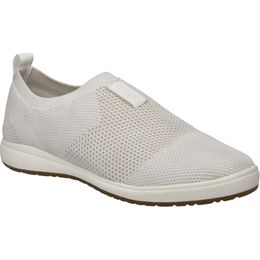 Slipper Josef Seibel "Caren 66, weiss", Damen, Gr. 38, wei&szlig;, Obermaterial: 100% Textilmaterial TEXMAT., Schuhe Slipper