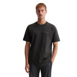 Marc O'Polo T-Shirt MARC O'POLO, Herren, Gr. XXL, schwarz, Jersey, Obermaterial: 100% Baumwolle, relaxed fit, Rundhals, Shirts T-Shirt, relaxed aus schwerem Bio-Baumwoll-Jersey