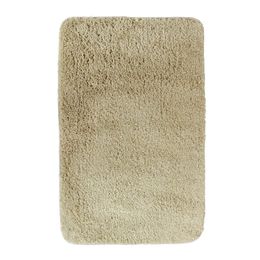 NYVI Badematte NYVISpa Lasalle - Badezimmerteppich - Rutschfest, Saugf&auml;hig, Schnell Trocknend, Fu&szlig;bodenheizung geeignet, Waschbar, Weich Farbe:Beige;Gr&ouml;&szlig;e:Badematte 70x120 cm