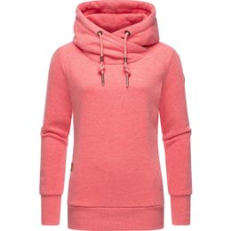 Hoodie Ragwear "Hoodie Gripy Bold", Damen, Gr. XXL, lila (raspberry23), Obermaterial: 70% Baumwolle CO. 30% Polyester PES., Sweatshirts Hoodie