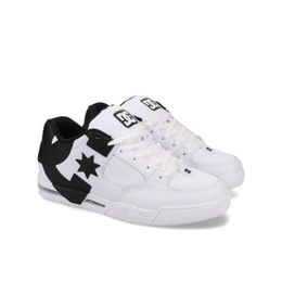 Sneaker DC Shoes "DC Command", Herren, Gr. 7(39), wei&szlig; (wei&szlig;schwarz), Obermaterial:50.46% Leder, 49.54% Synthetikmaterial;, Schuhe Sneaker