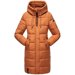 Winterjacke Marikoo "Marikoo Yuikoo Damen Winterjacke B941", Damen, Gr. M, braun (cinnamon), Obermaterial: 100% Polyester PES., Jacken Winterjacke