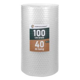 Luftpolsterfolie 1,0 x 40 m (Gro&szlig;e Noppen) (1,3771 &euro; pro 1 m2)
