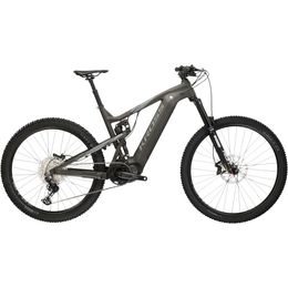 E-Bike KROSS "E-MTB Soil Boost 2.0 27,5 Zoll blau - Shimano Mittelmotor" Gr. 48, schwarz (schwarz, schwarz), Elektrofahrr&auml;der, Herren, 48cm, 27,5 Zoll (69,85cm), E-Bike, SHIMANO 36 V/250 W, Mittelmotor