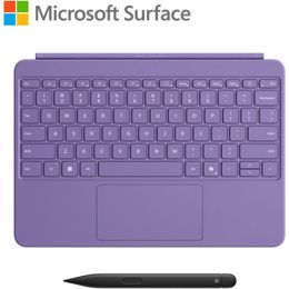 Microsoft Tastatur mit Touchpad "Surface Pro 12 Zoll Keyboard mit Slim Pen", lila (violett), B:27,6cm H:0,68cm T:19,2cm, Tastaturen, Tastatur mit Touchpad