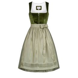 N&uuml;bler Dirndl N&Uuml;BLER "Dirndl Midi Kamila", Damen, Gr. 46, EURO, gr&uuml;n, Obermaterial: 100% Polyester PES., Kleider Dirndl